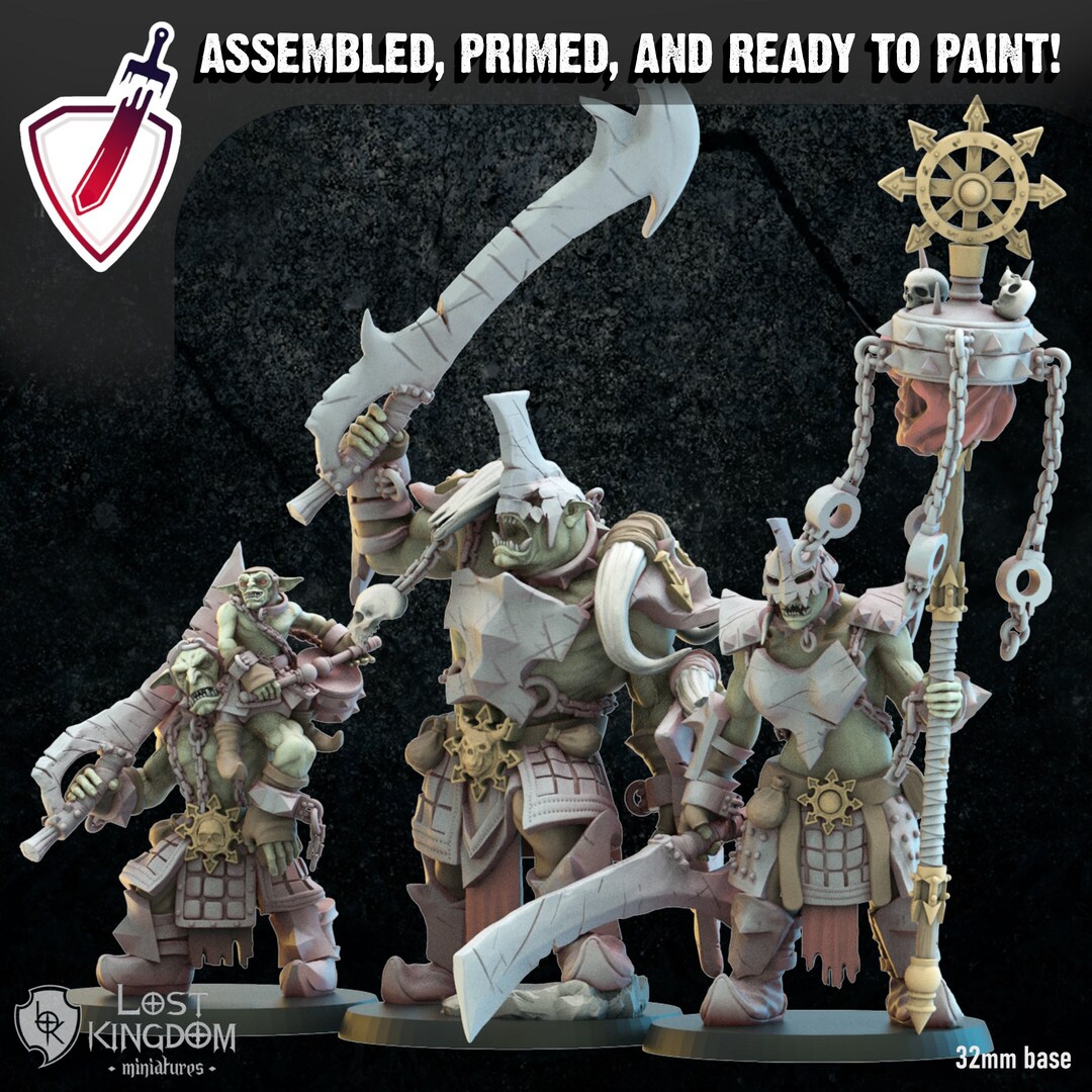 Urk Slaves CG | Miniatures by Lost Kingdom | Resin Mini for Tabletop ...