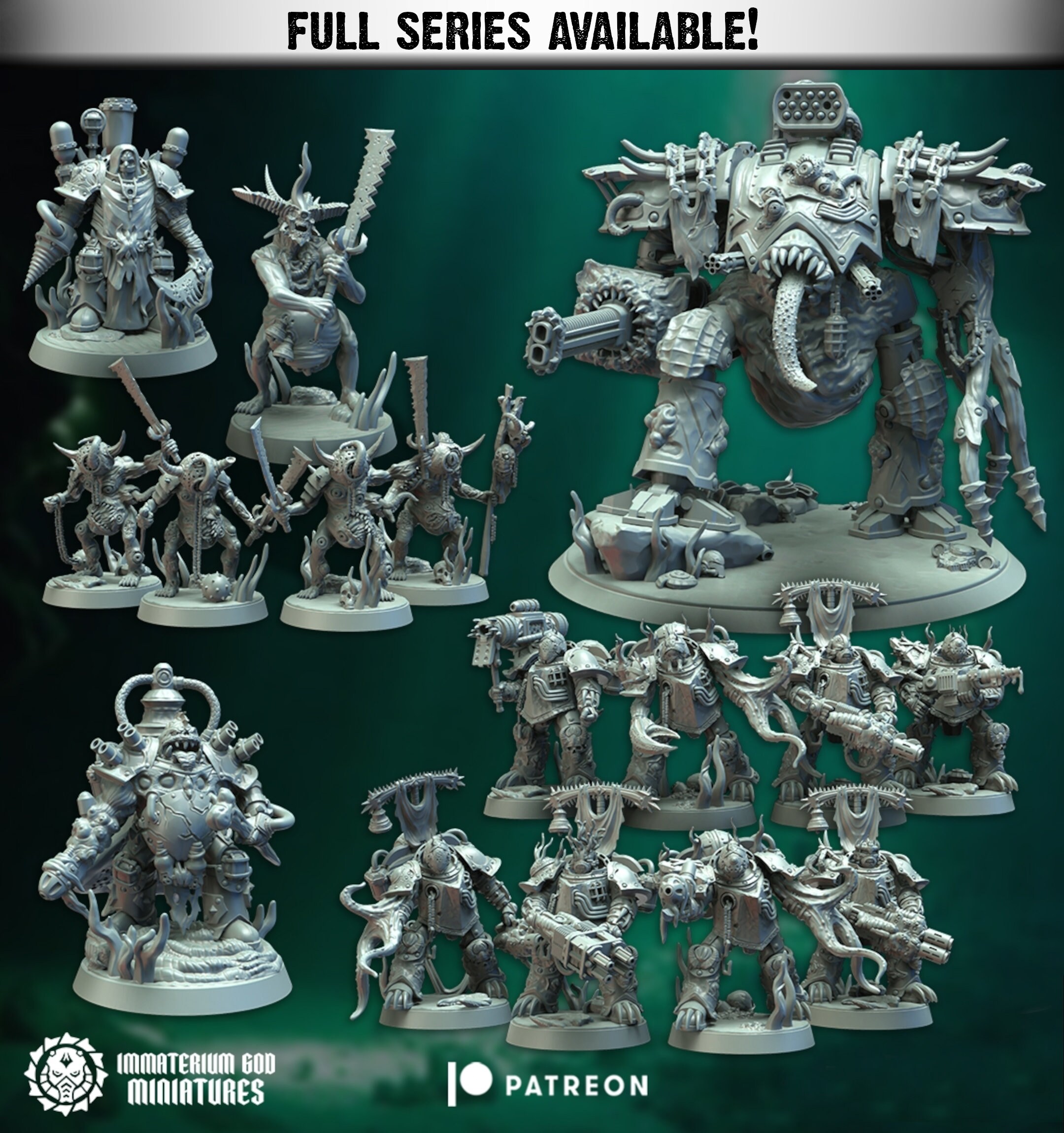 Abyss Champions | Miniatures by Immaterium God | Resin Mini for ...