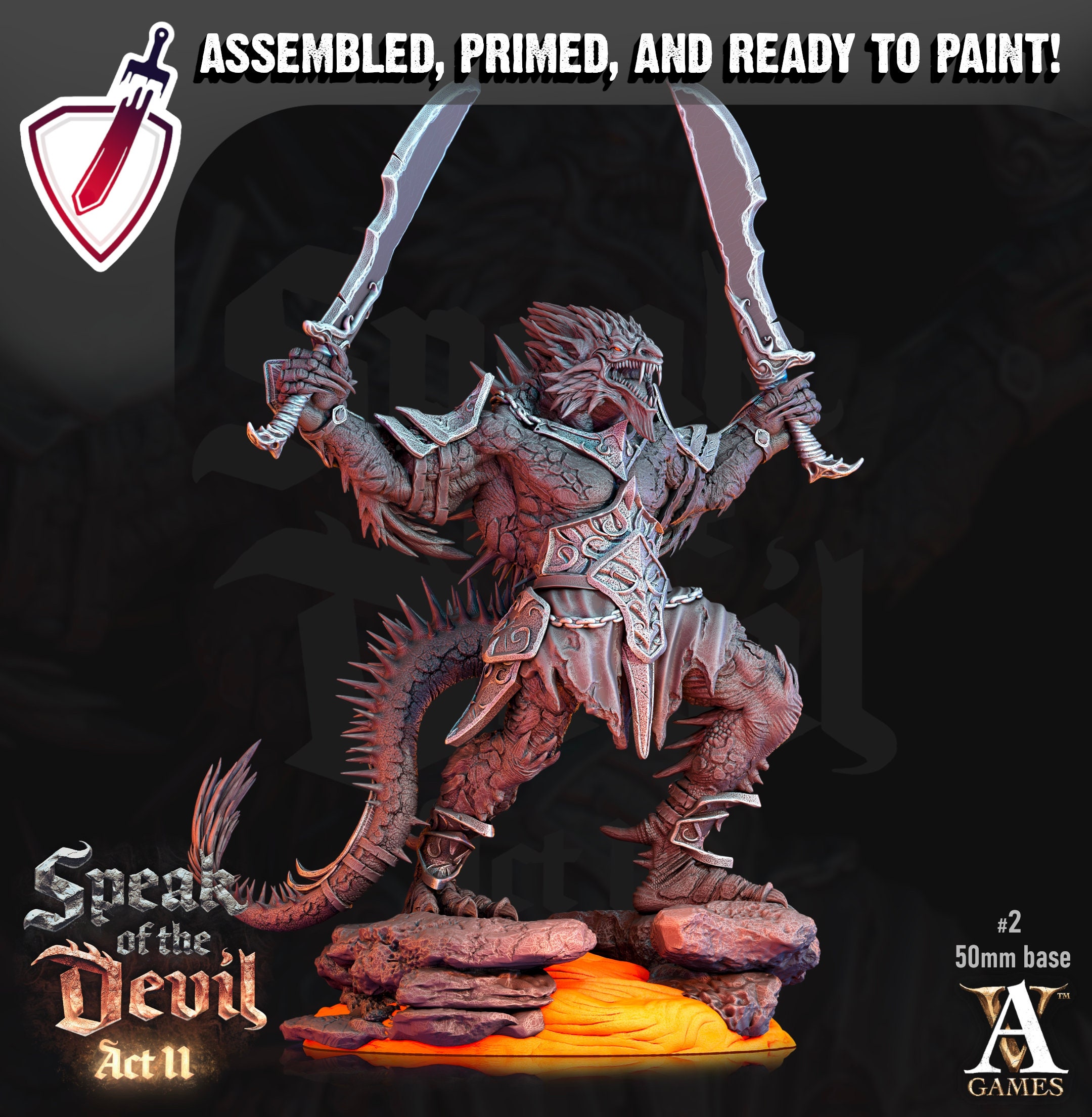 Terebrian Devil | Miniatures by Archvillain Games | Resin Mini for ...