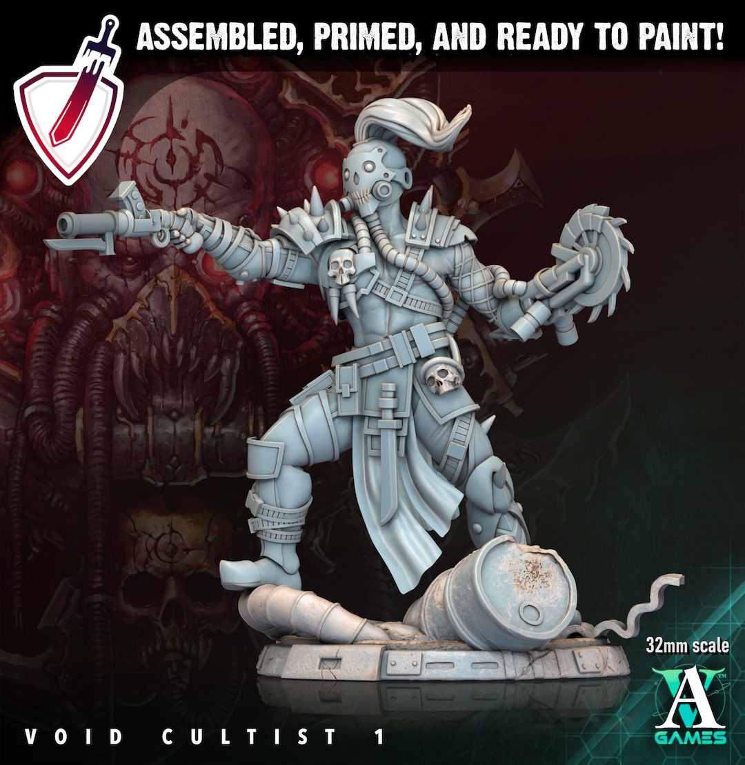 Void Cultists | Miniatures by Archvillain Games | Resin Mini for ...