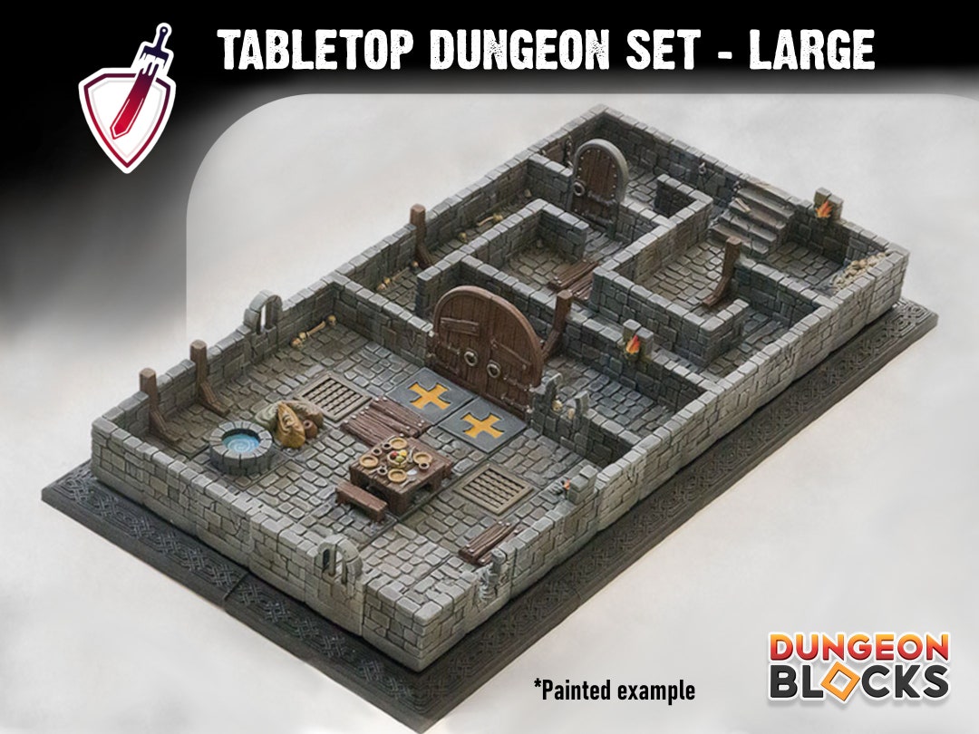 Ultimate Dungeon Set Modular and Easy to Expand Dungeon Blocks FDM or ...