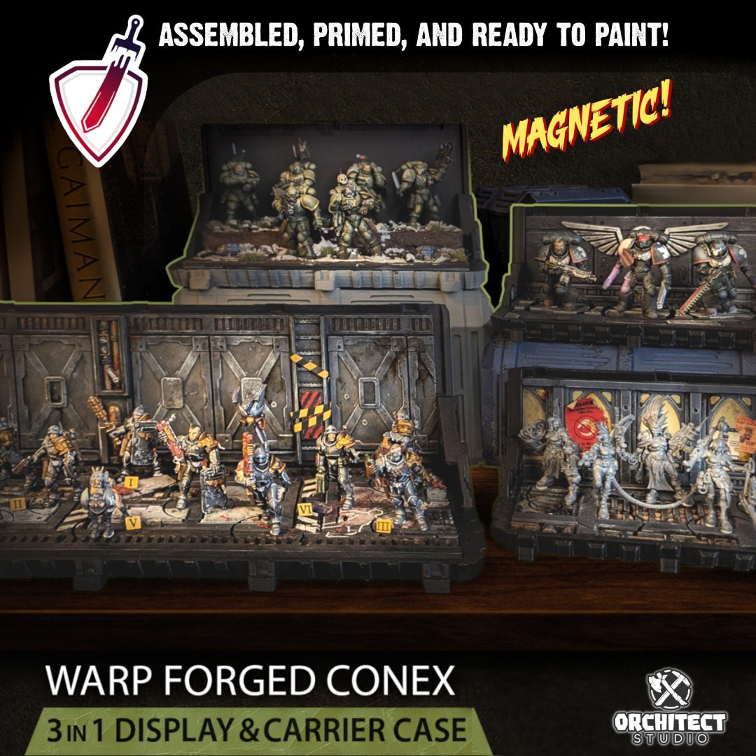 Magnetic Miniature Carrying Case and Display 3 Sizes Wall Mountable ...