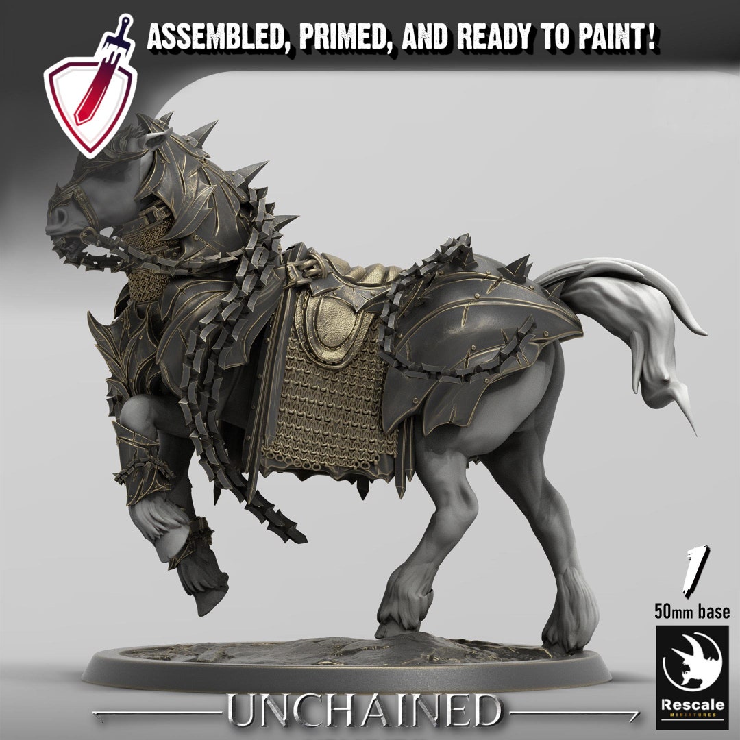 Unchained Horses | by Rescale Miniatures | Resin Mini for Tabletop ...