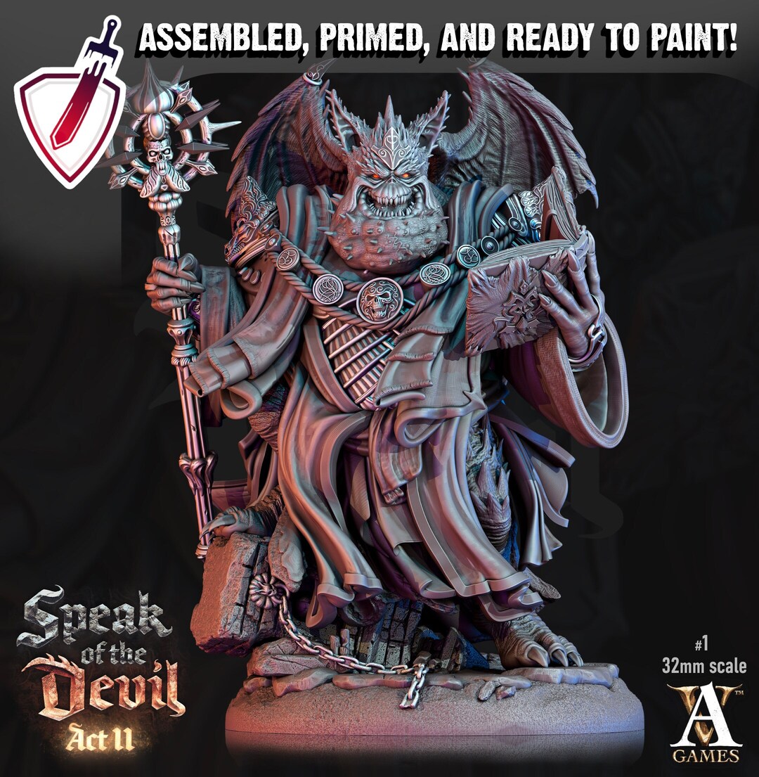 Varicite Devil | Miniatures by Archvillain Games | Resin Mini for ...