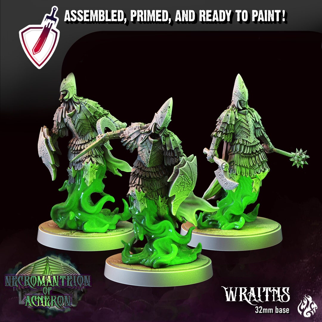 Wraiths | Miniatures by Crippled God Foundry | Resin Mini for Tabletop ...
