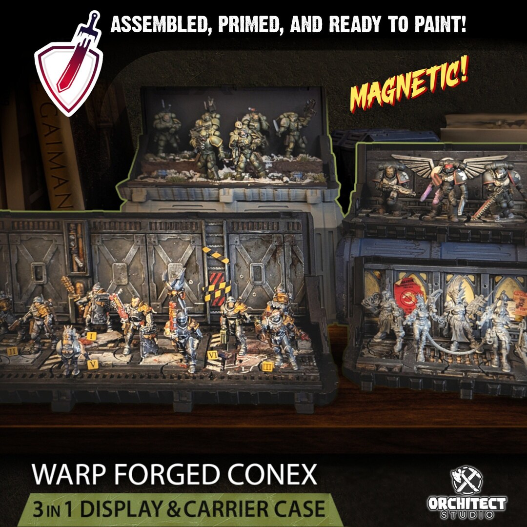 Magnetic Miniature Carrying Case and Display | 3 Sizes | Wall Mountable ...