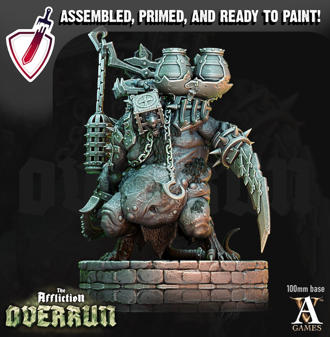 Beleaguer | (large) Miniature by Archvillain Games | Resin Mini for ...