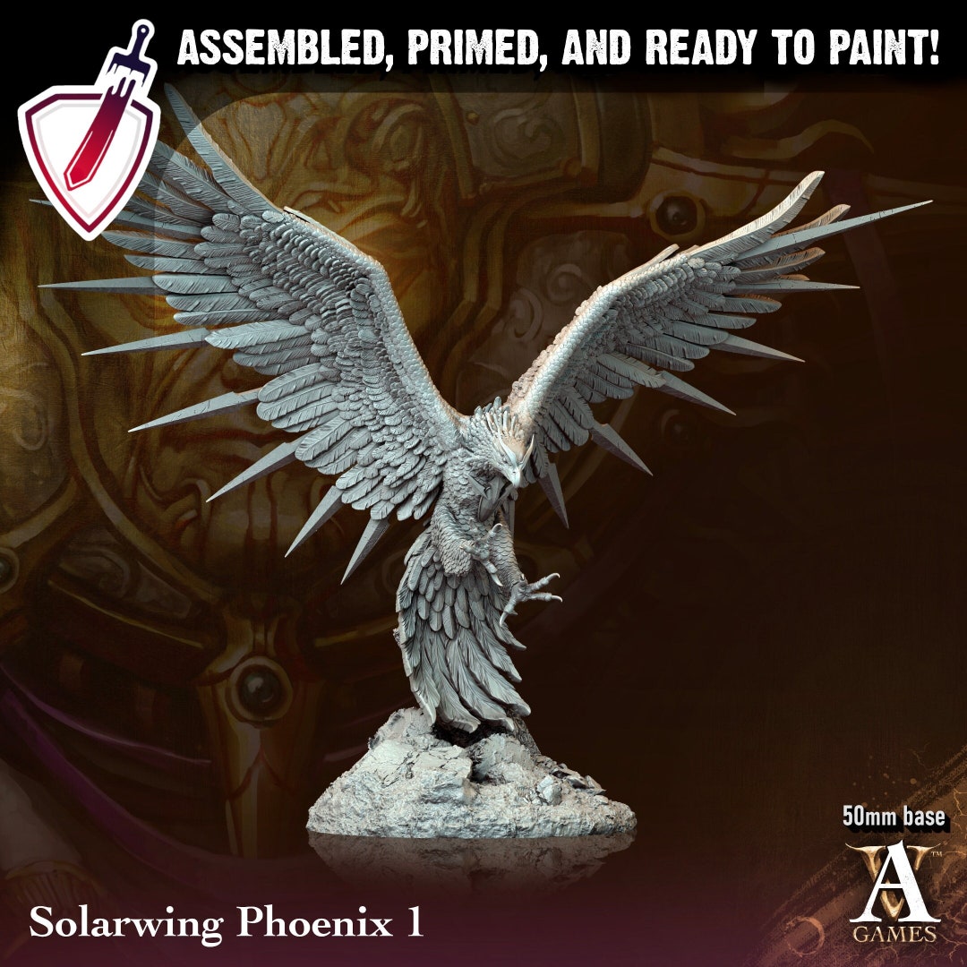 Solarwing Phoenix | Miniatures by Archvillain Games | Resin Mini for ...