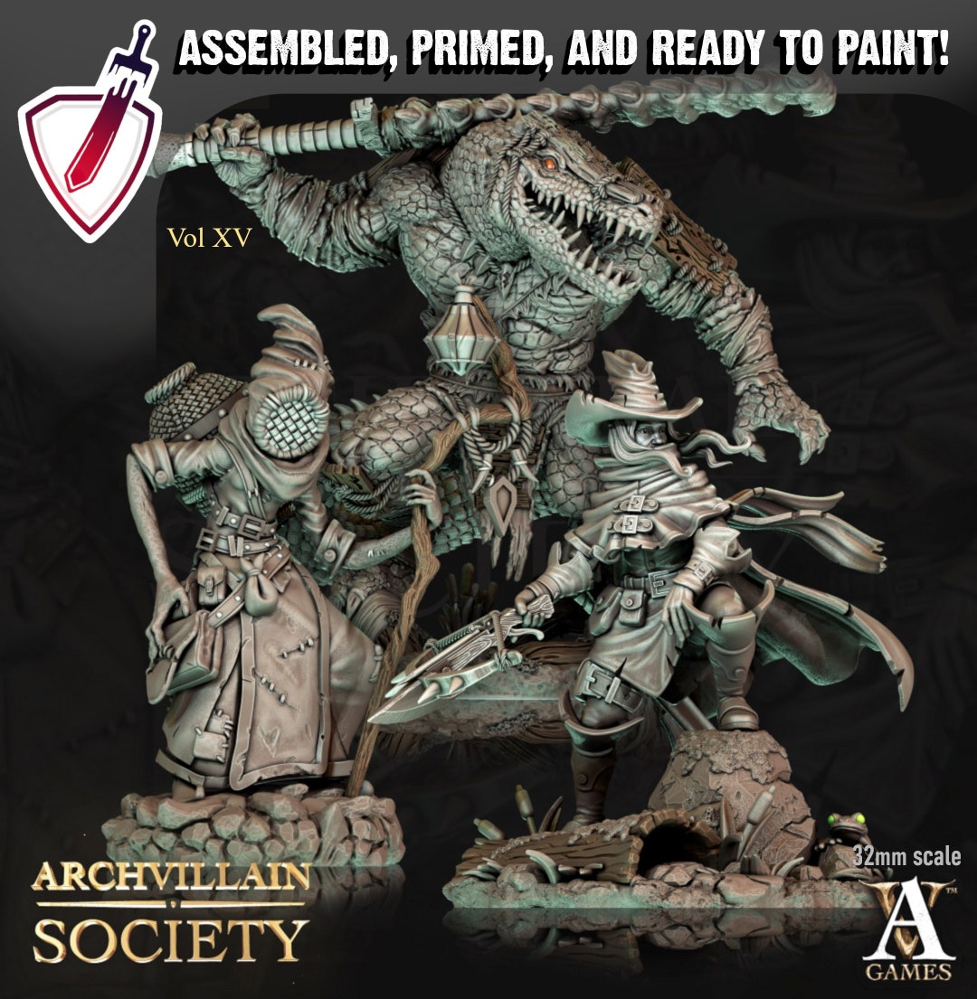 Heroes Vol. XV | Miniatures by Archvillain Games | Resin Mini for ...