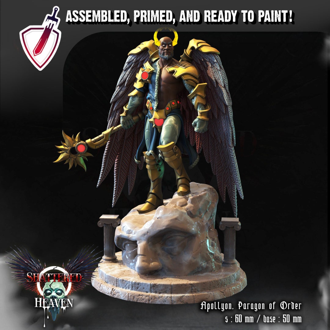 Apollyon | Miniature by Crippled God Foundry | Resin Mini for Tabletop ...