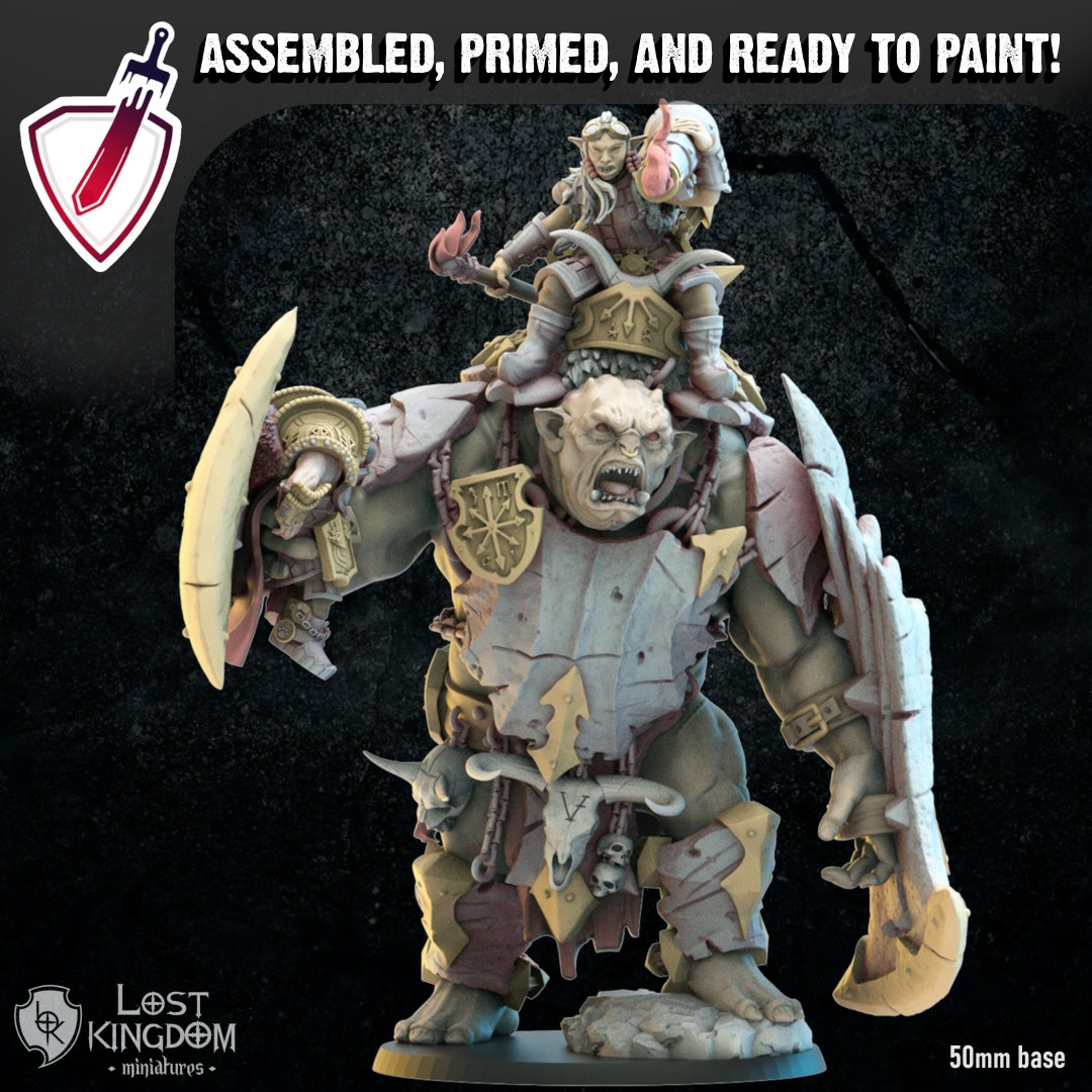 Mongobbo Gunner on Throl | Miniatures by Lost Kingdom | Resin ...