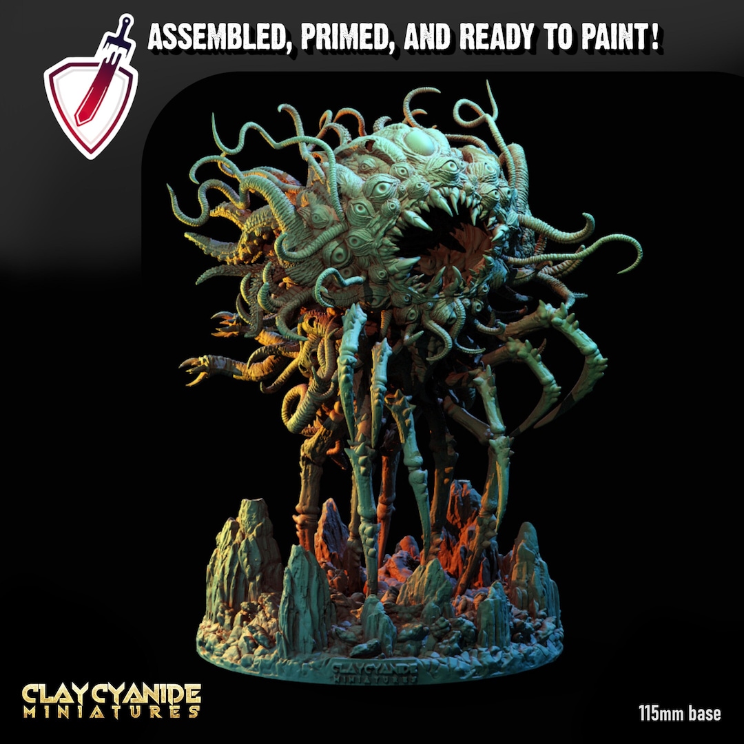 Azathoth | (massive) Miniature by Clay Cyanide | Resin Mini for ...