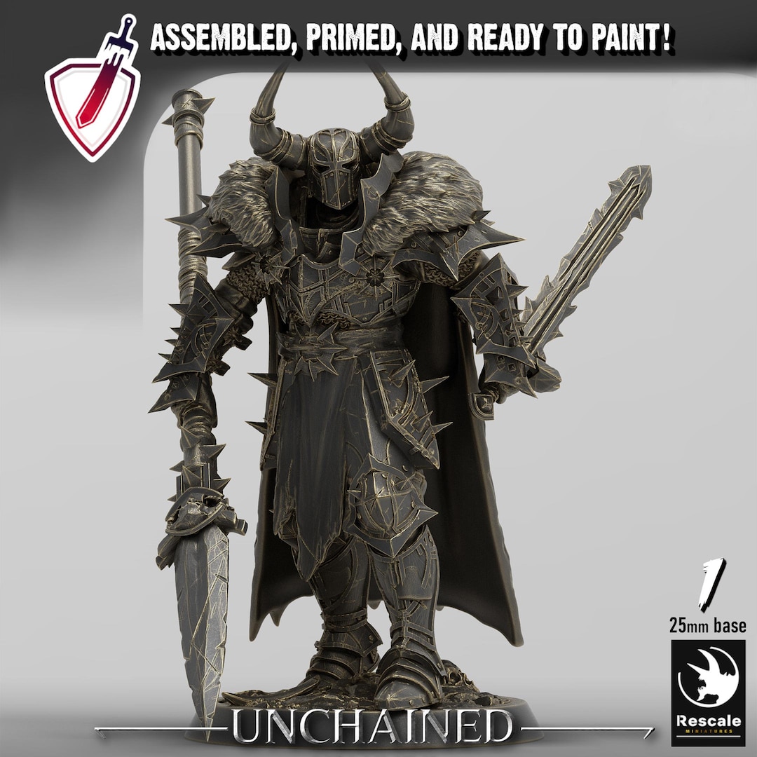 Unchained Commanders | by Rescale Miniatures | Resin Mini for Tabletop ...