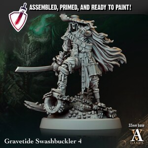 Gravetide Swashbucklers | Miniatures by Archvillain Games | Resin Mini ...