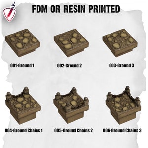 Dungeon Blocks Haunted Graveyard Expansion Tiles(1-40) | FDM or Resin ...