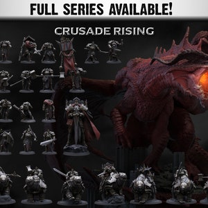 Templar Infantry - Scepter | Miniatures by Lord of the Print | Resin ...