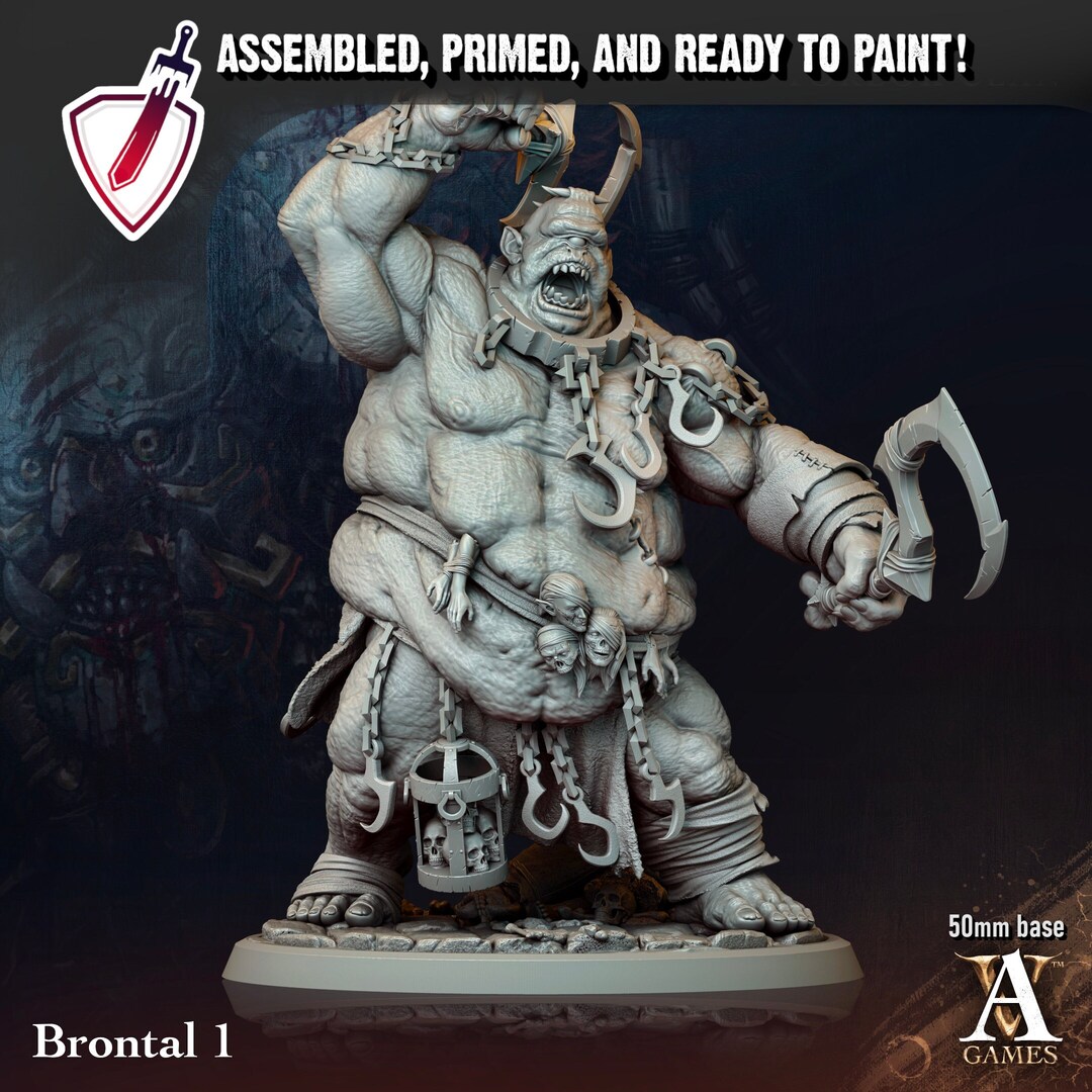 Brontal | Miniatures by Archvillain Games | Resin Mini for Tabletop ...