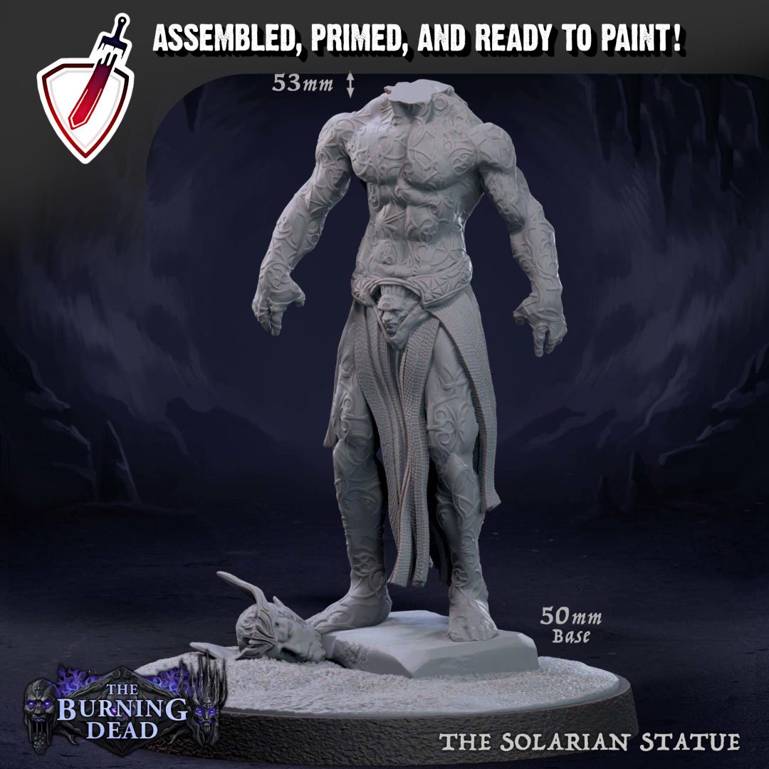 The Solarian Statue Miniature by Mammoth Factory Resin Mini for ...