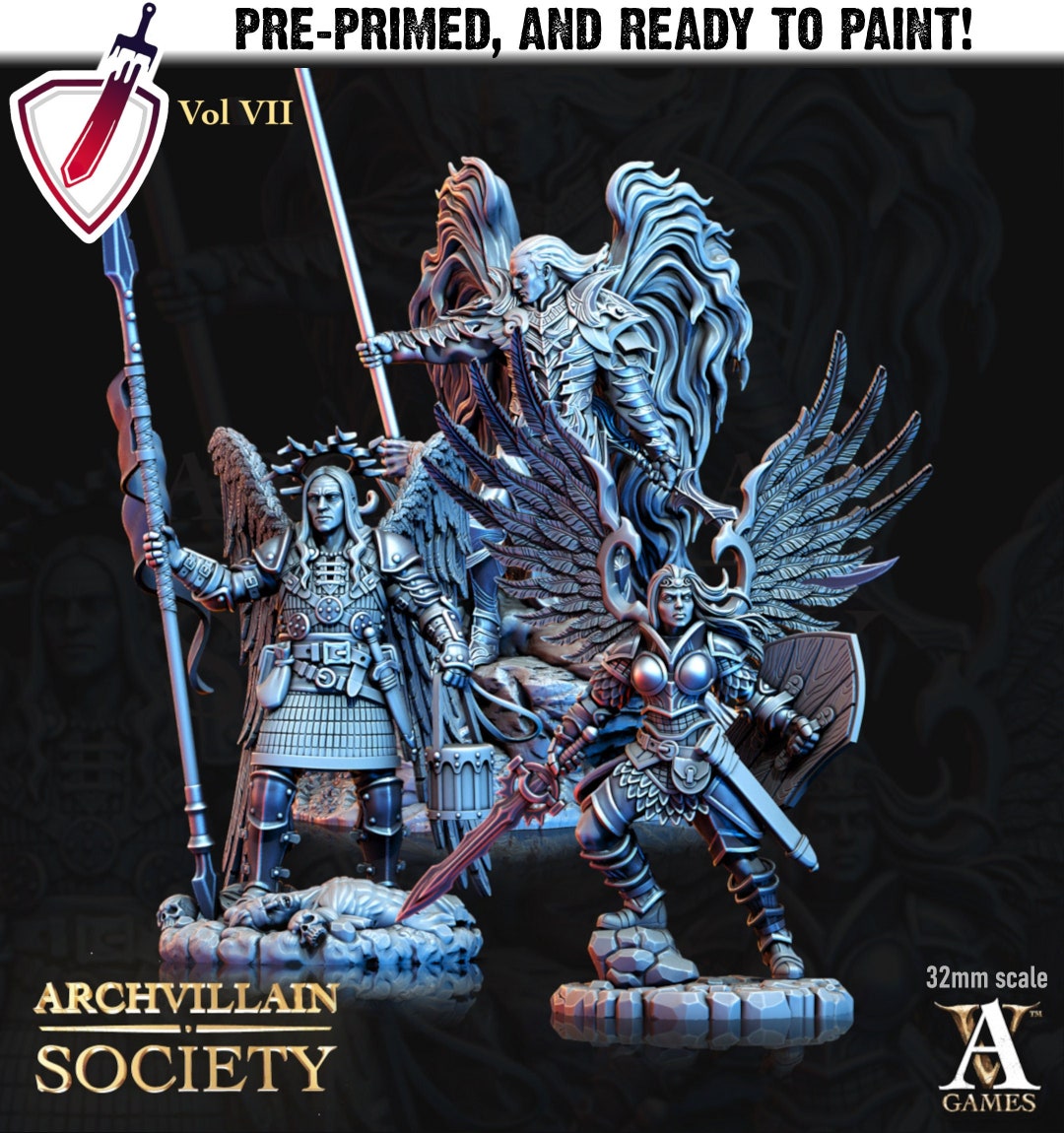 Heroes Vol. VII | Miniatures by Archvillain Games | Resin Mini for ...