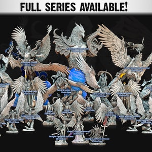 Male Justiciar Angels | Miniatures by Archvillain Games | Resin Mini ...