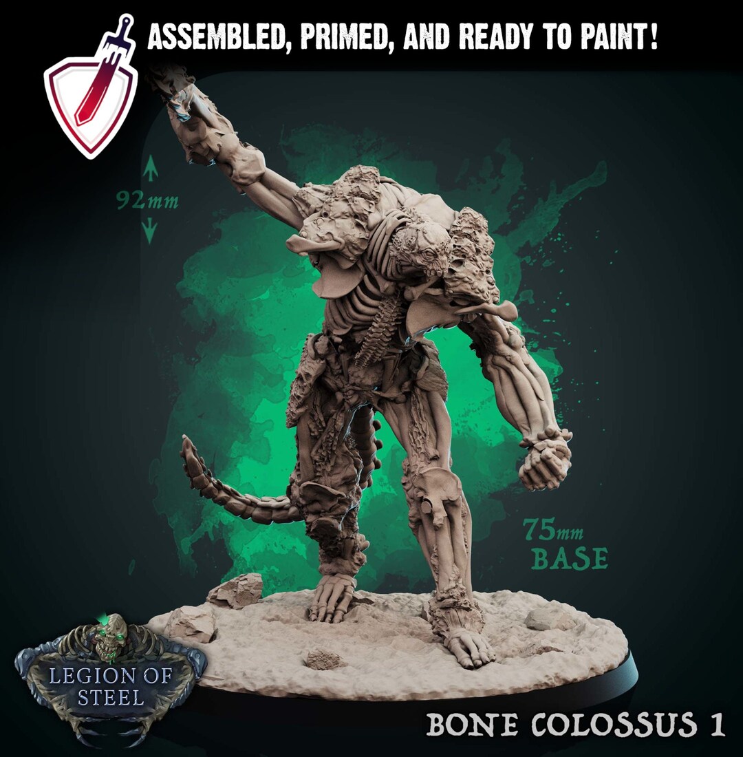 Bone Colossus Miniatures by Mammoth Factory Resin Mini for Tabletop ...