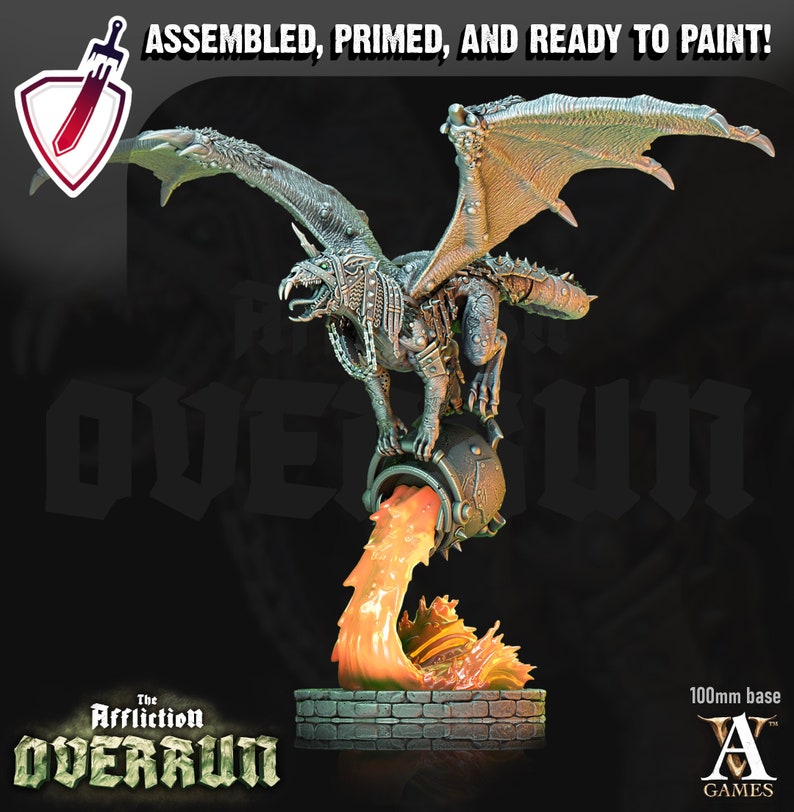 Snut Rat Dragon | (large) Miniature by Archvillain Games | Resin Mini ...