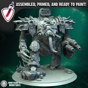 Abyssal Knight | Two Sizes | Miniature by Immaterium God | Resin Mini ...