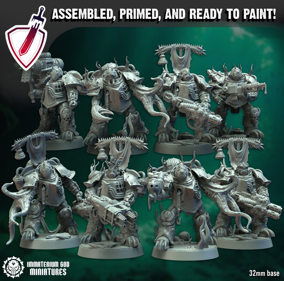 Abyss Champions | Miniatures by Immaterium God | Resin Mini for ...