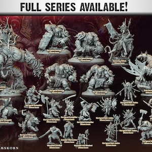 Galn Beast Rider | (massive) Miniature by Archvillain Games | Resin ...