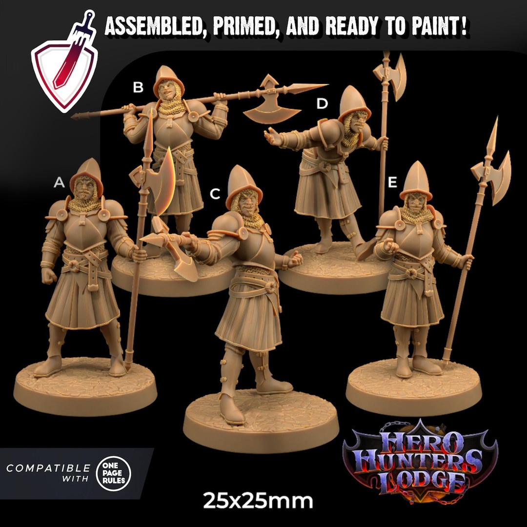 City Guards | Miniatures by Dragon Trappers Lodge | Resin Mini for ...