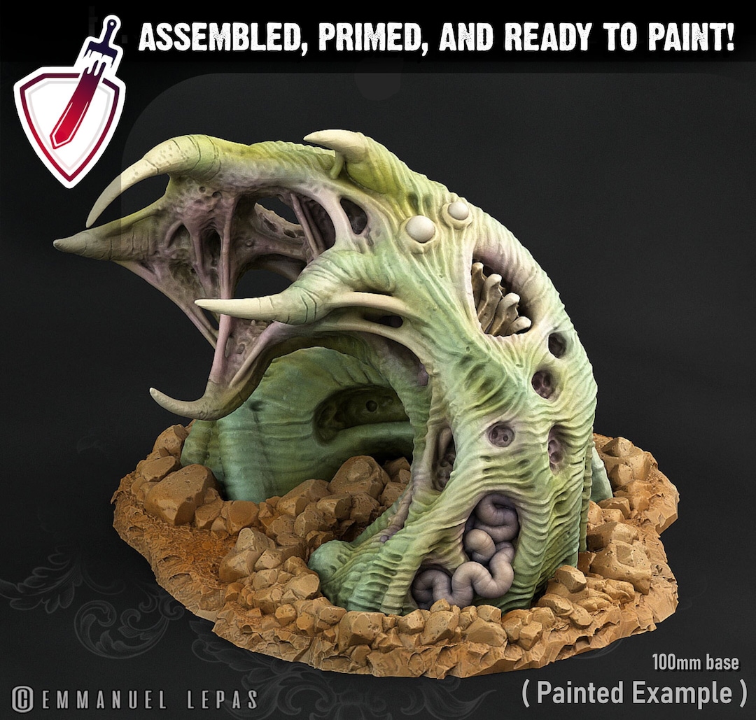Zombie Worm | Miniature by Print Your Monsters | Mini for Tabletop ...