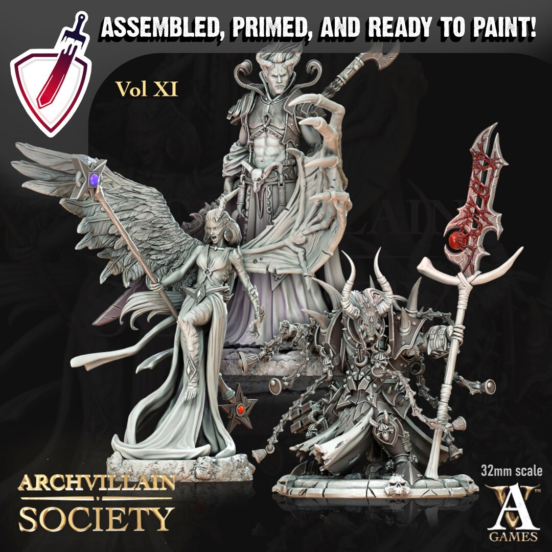 Heroes Vol. XI | Miniatures by Archvillain Games | Resin Mini for ...