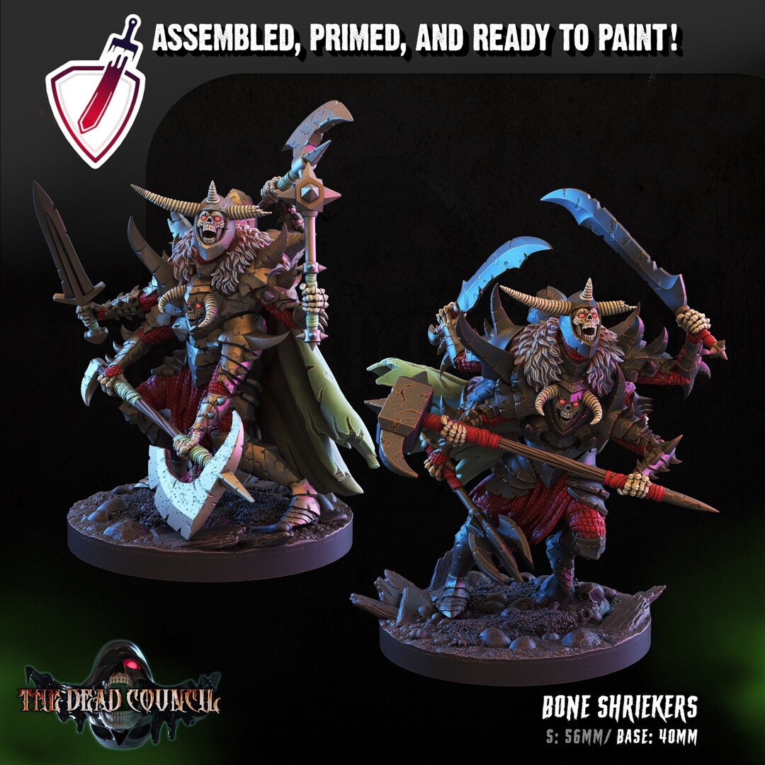 Bone Shriekers | Miniatures by Crippled God Foundry | Resin Mini for ...