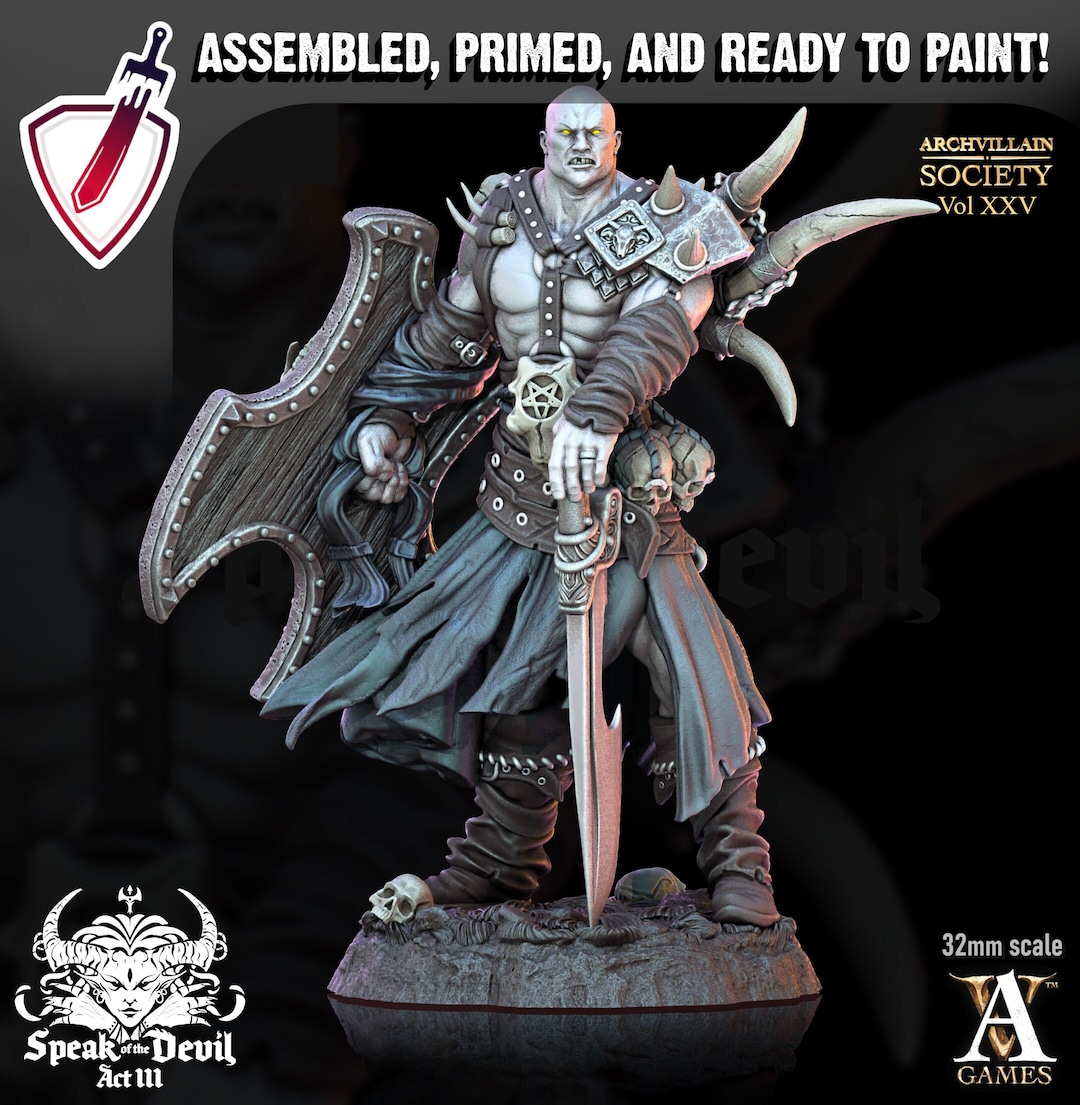 Alaric Voidblade | Miniatures by Archvillain Games | Resin Mini for ...