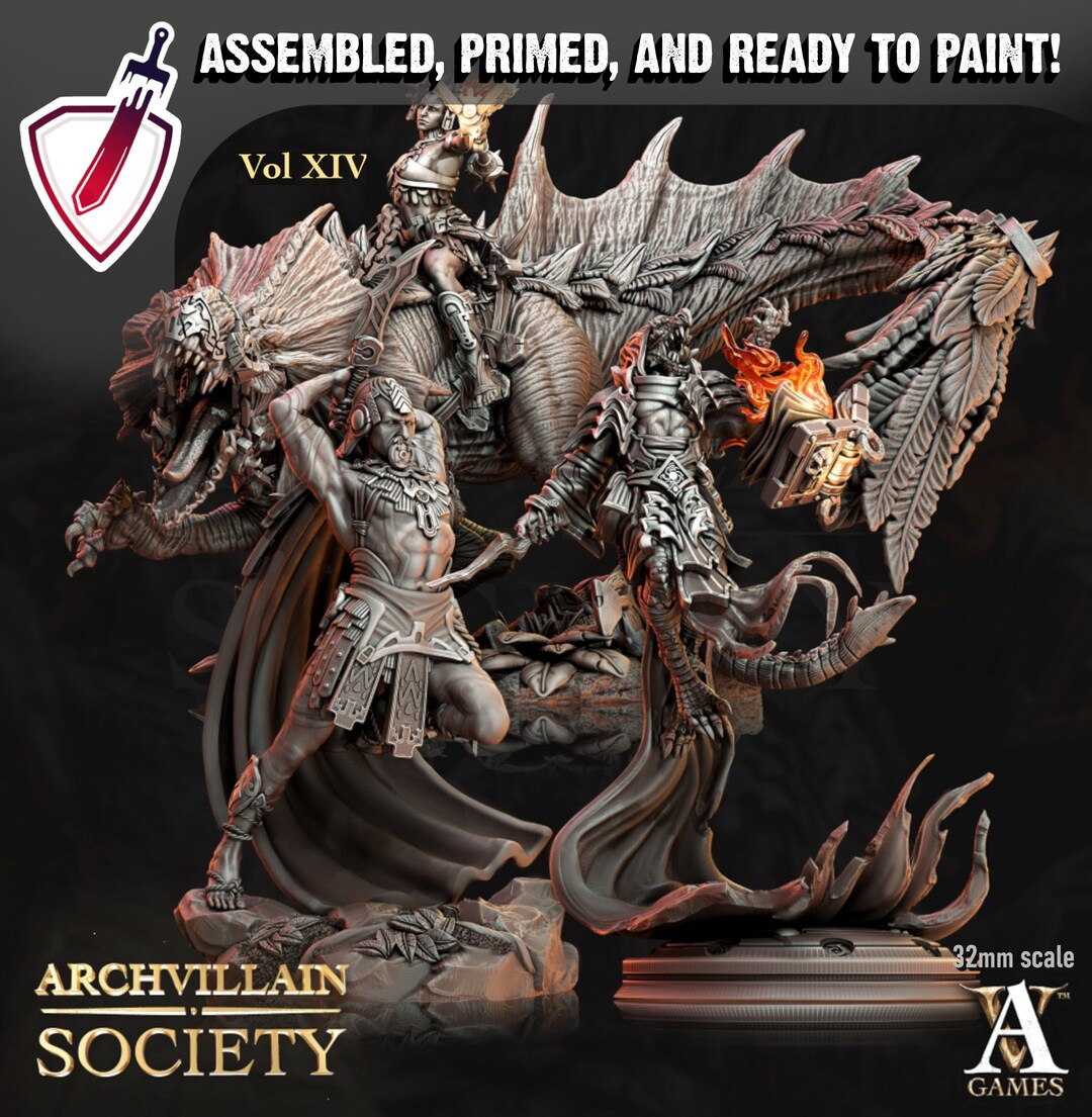 Heroes Vol. XIV | Miniatures by Archvillain Games | Resin Mini for ...