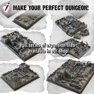 Ultimate Dungeon Set | Modular and Easy to Expand Dungeon Blocks! | FDM ...