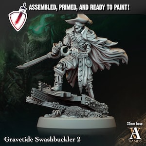 Gravetide Swashbucklers | Miniatures by Archvillain Games | Resin Mini ...