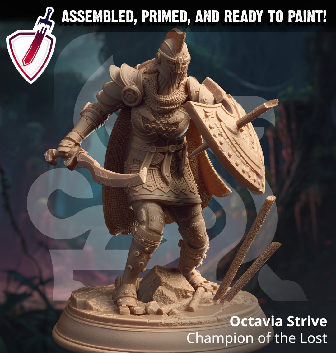 Octavia Strive - Champion of the Lost | Miniature by DM Stash | Great ...