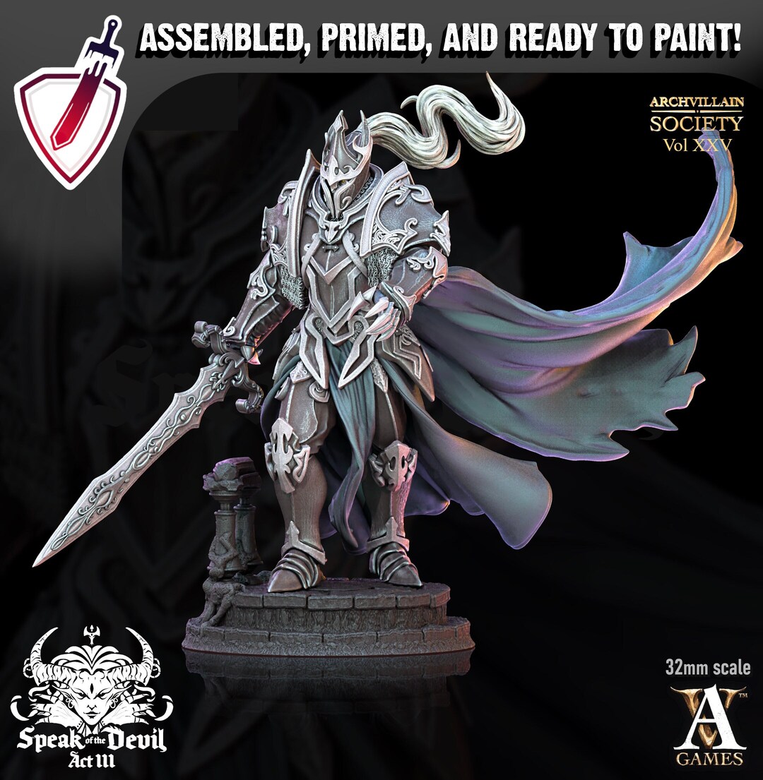 Gawain Steelwind | Miniatures by Archvillain Games | Resin Mini for ...