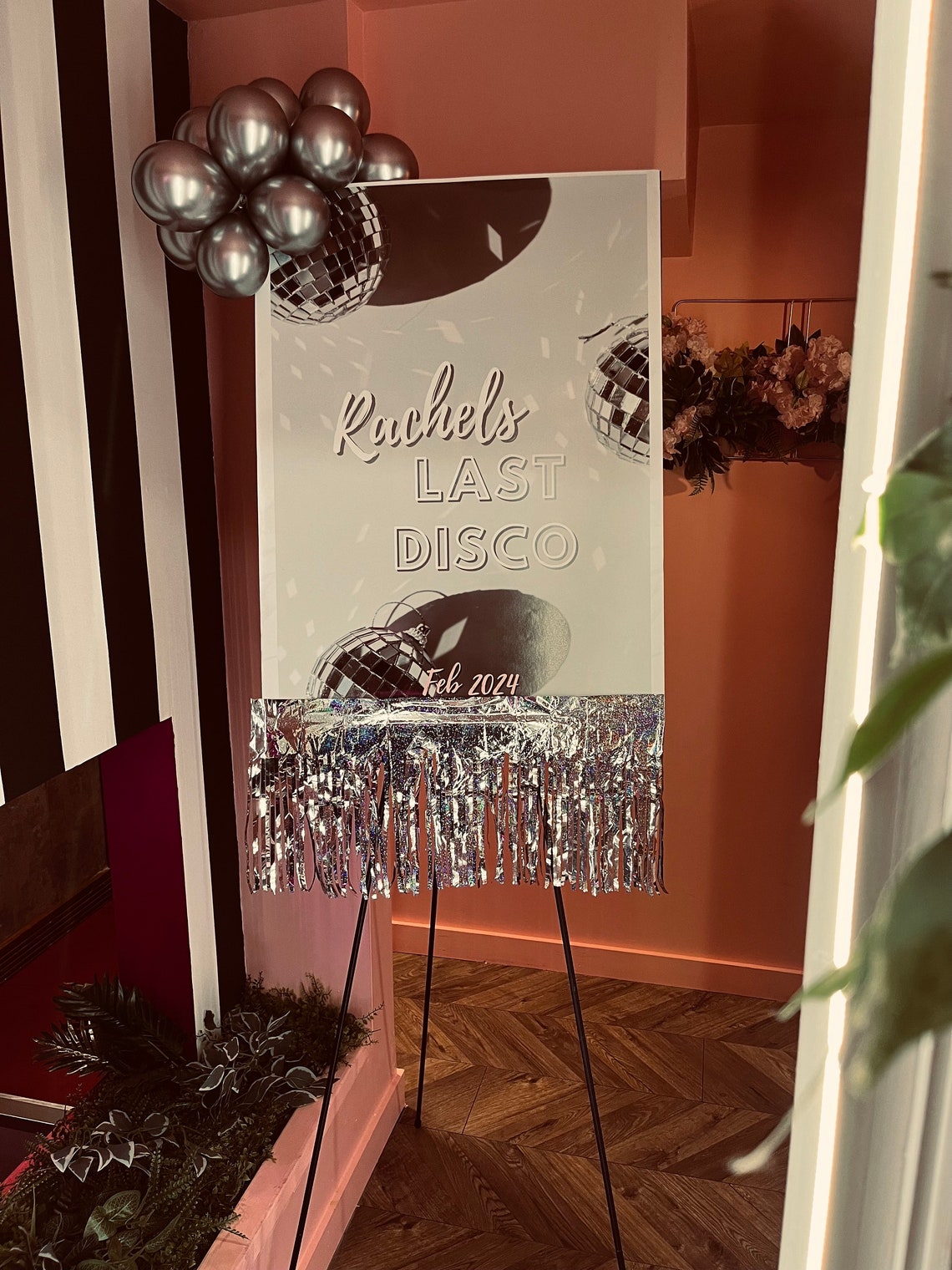 Hen Do Welcome Sign Hen Do Last Disco Hen Do Last Disco Bachelorette ...