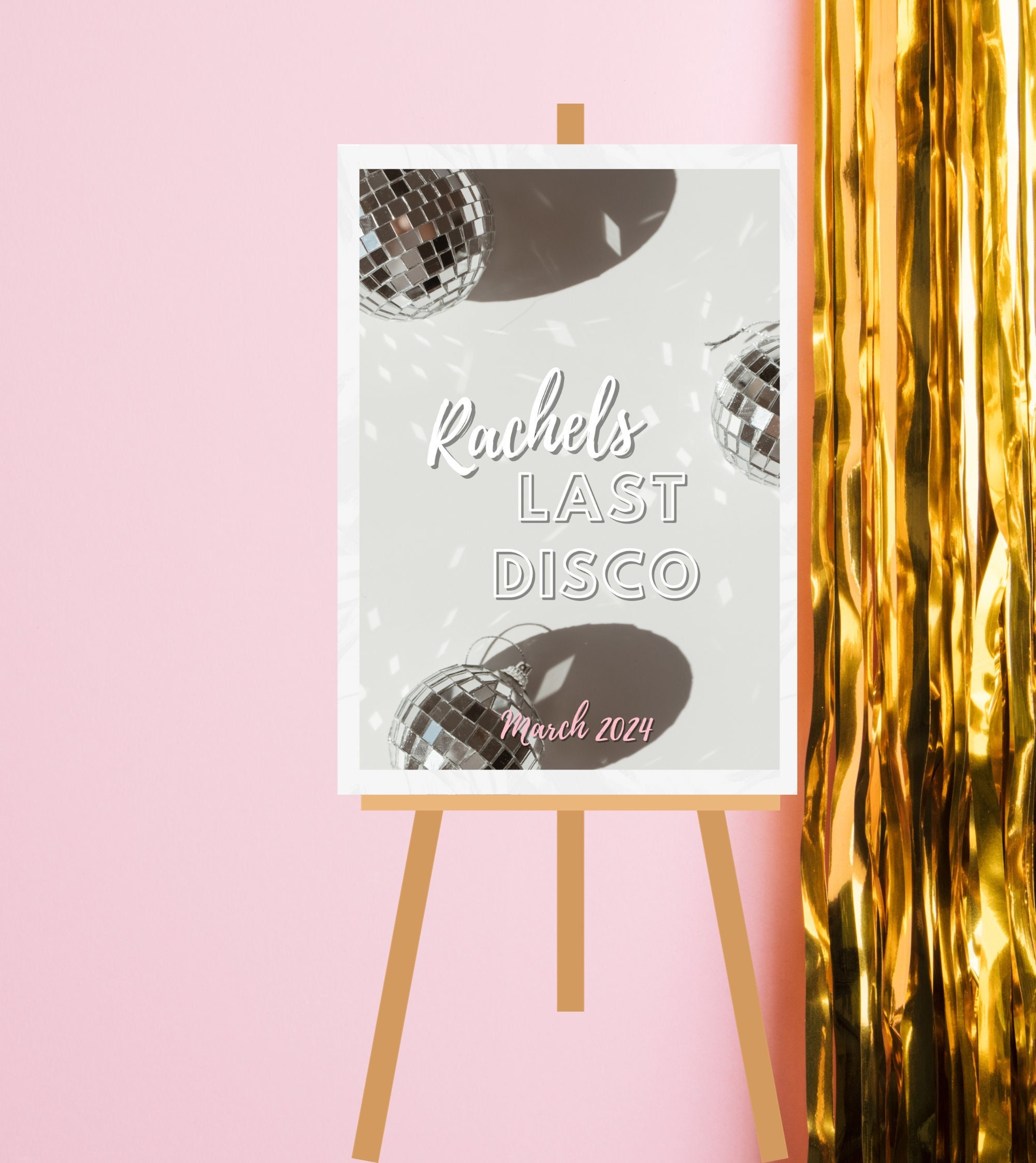 Hen Do Welcome Sign Hen Do Last Disco Hen Do Last Disco Bachelorette ...