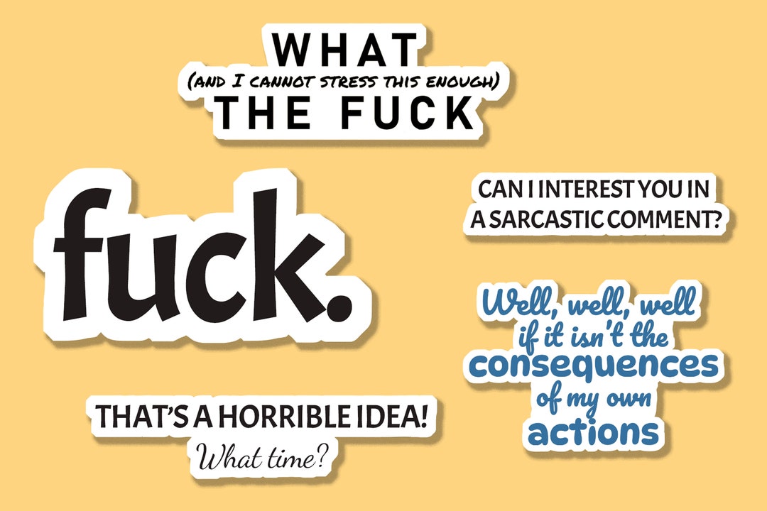 Set of 5 Quote Sticker Pack, Sticker Bundle, Instant Digital Download ...