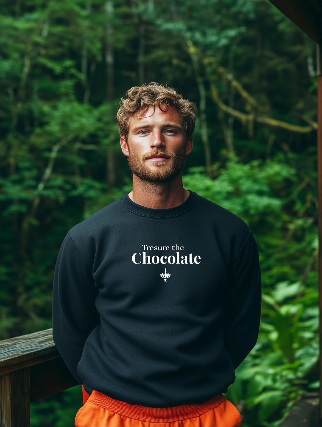 Tresure the Chocolate Sweatshirt, Cozy Gift for Your Boyfriend or Dad ...