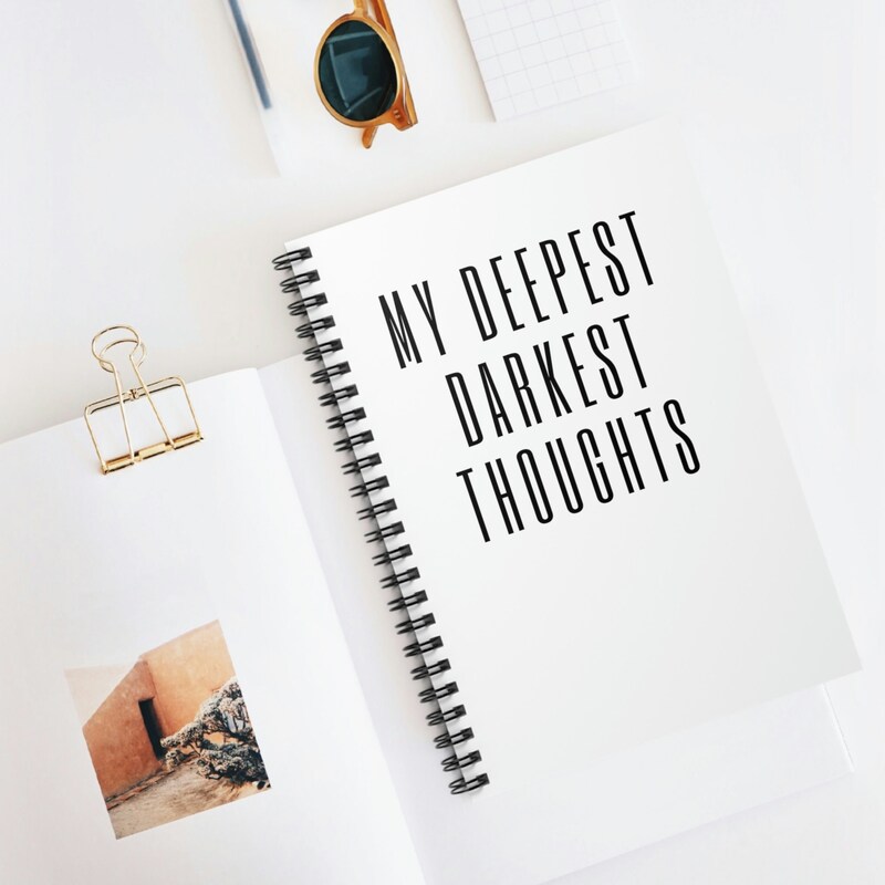 Thoughts Notebook - Etsy