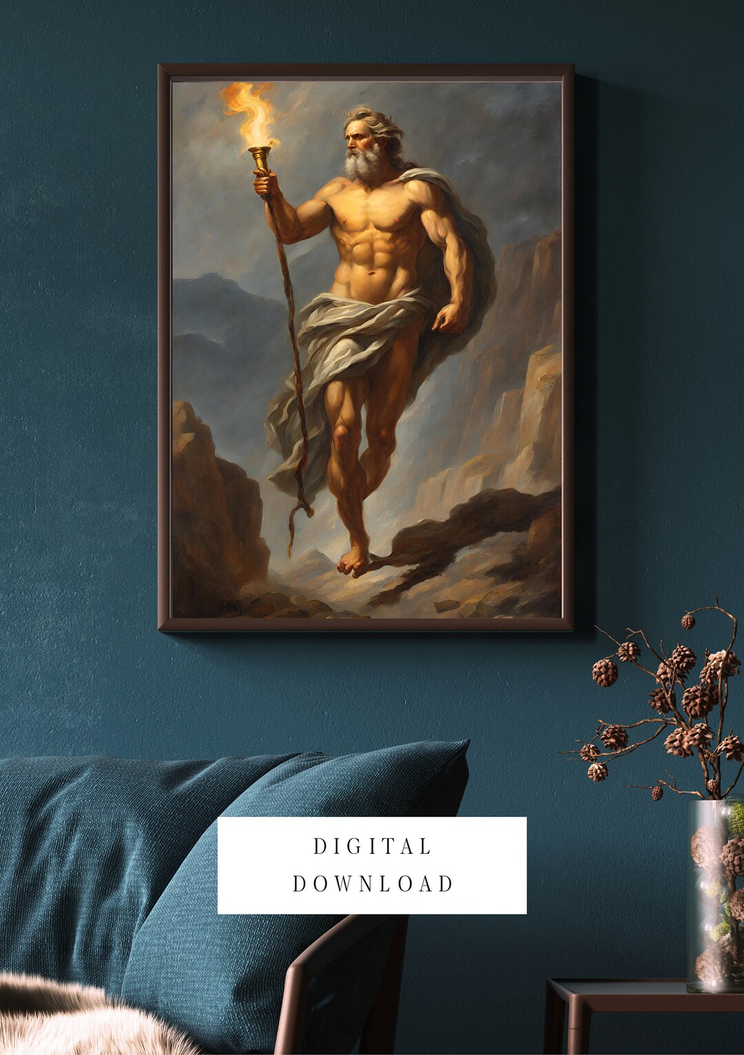 A Collection of Oil Paintings: Prometheus Brings Fire!discover the ...