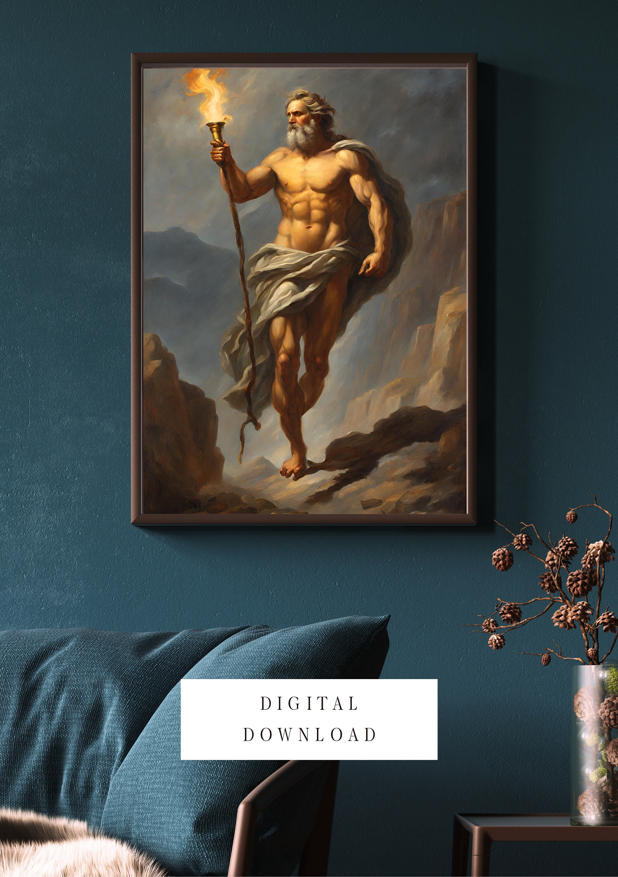 A Collection of Oil Paintings: Prometheus Brings Fire!discover the ...
