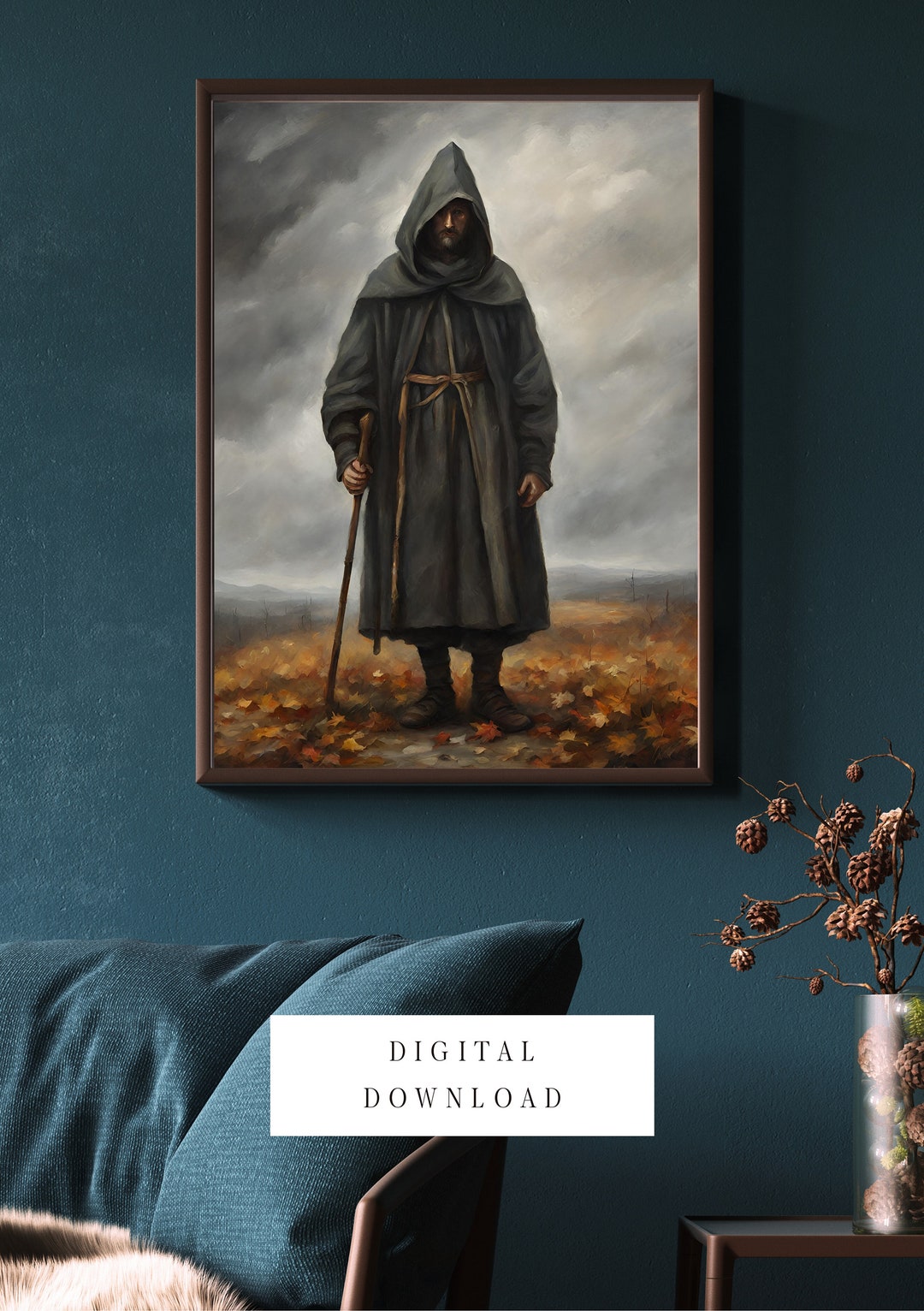 A Collection of Oil Paintings: A Medieval Pilgrim! Discover the ...
