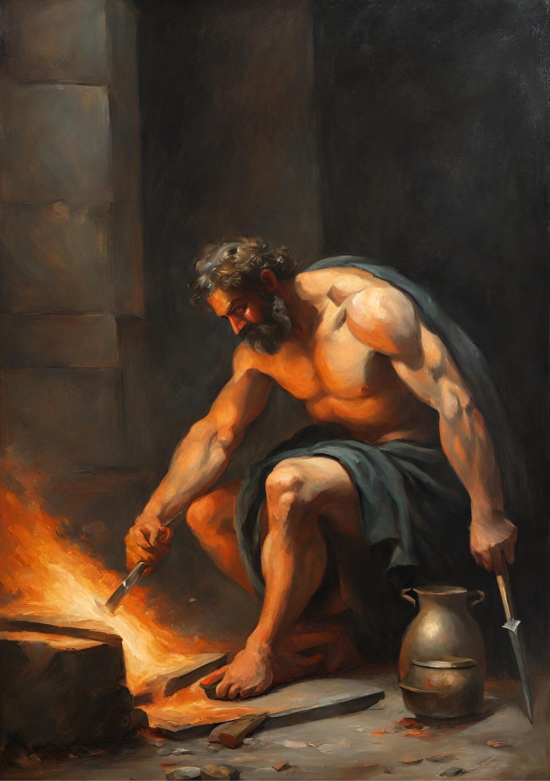 A Collection of Oil Paintings: Hephaestus Discover the Versatile and ...
