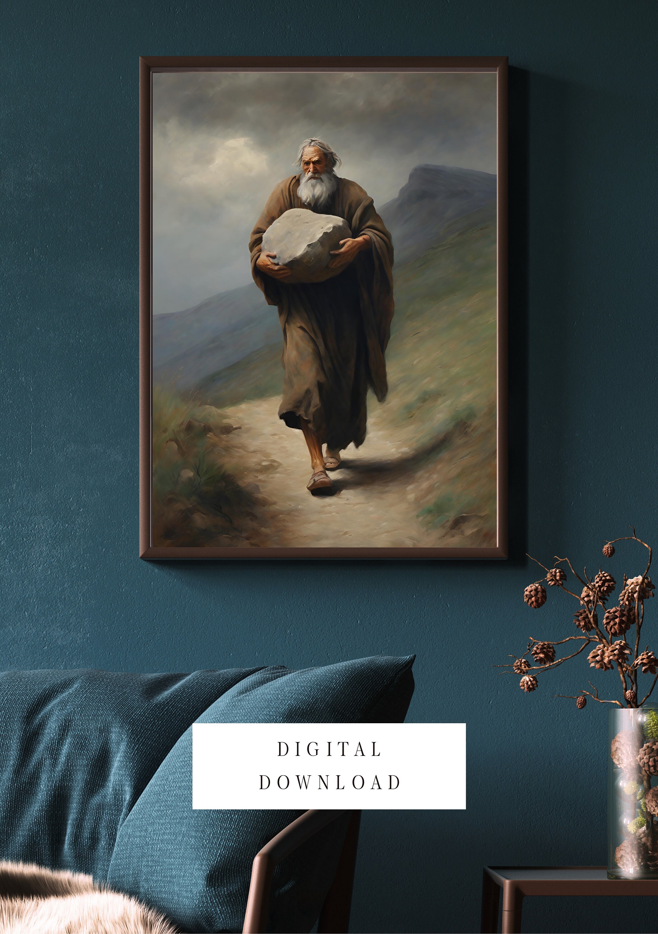 A Collection of Oil Paintings: the Punishment of Sisyphus! Discover ...