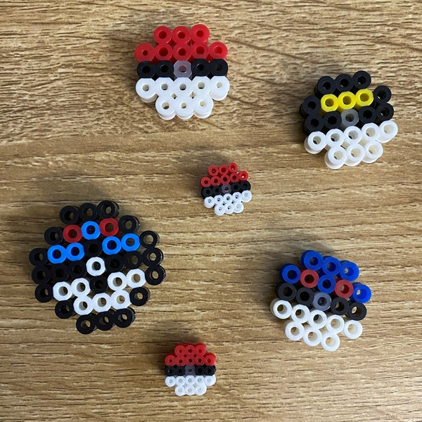 Shop Pokeball Perler Bead - Etsy